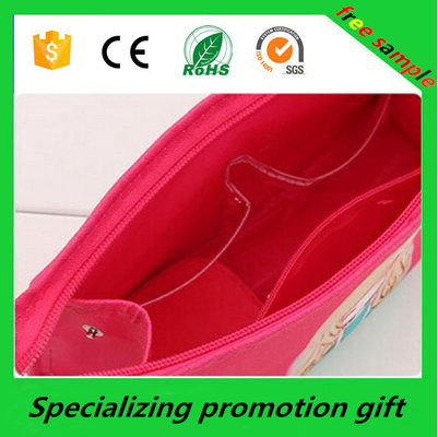 Promotional Women Nylon Travel Cosmetic Bag Custom Printed Bags