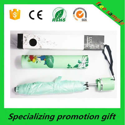 Innovative Polyester / Pongee Custom Printed Umbrellas Lipstick Bottle Umbrella