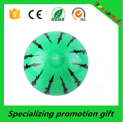 Promotional Outdoor Essential Products , Watermelon Personalized Beach Balls