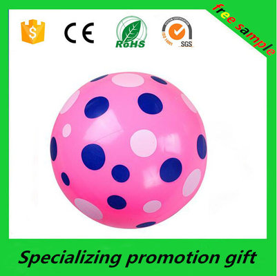 Multi Color 16 Inch Advertising Promotional Beach Balls For Swimming