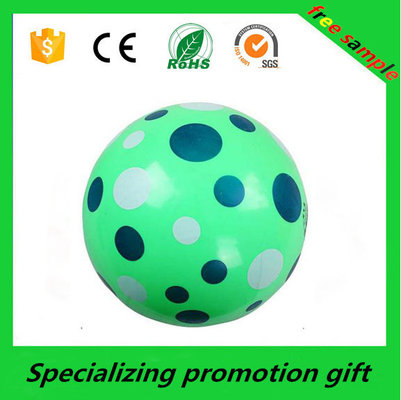 Multi Color 16 Inch Advertising Promotional Beach Balls For Swimming