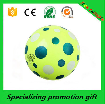 Multi Color 16 Inch Advertising Promotional Beach Balls For Swimming