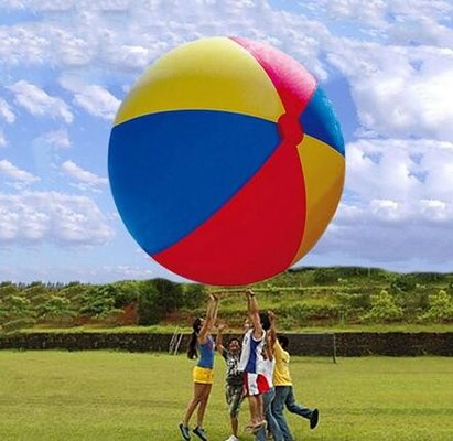 42'' PVC Outdoor Essential Products Large Beach Ball For Amusement Park