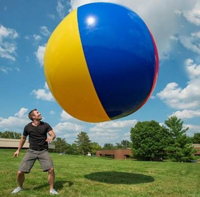 42'' PVC Outdoor Essential Products Large Beach Ball For Amusement Park