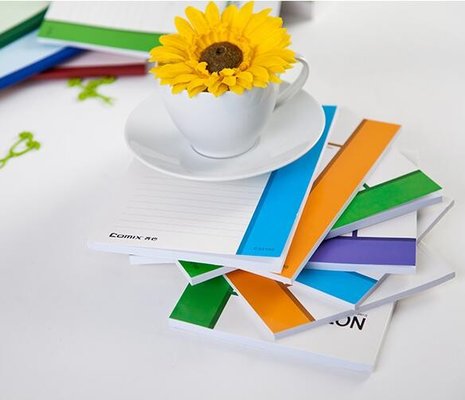 Soft Cover A4 58 Page Notebook Promotional Stationery FCC / SGS