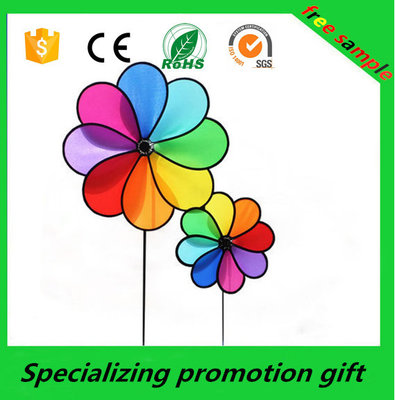 Promotional Outdoor Essential Products Plastic Colorful Windmill Toy