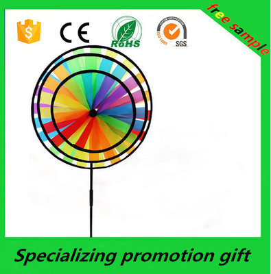 Promotional Outdoor Essential Products Plastic Colorful Windmill Toy