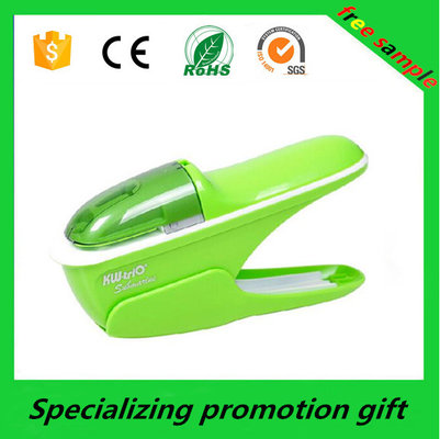 Professional Green / Blue Promotional Stationery Small Stapler 40*30*70mm