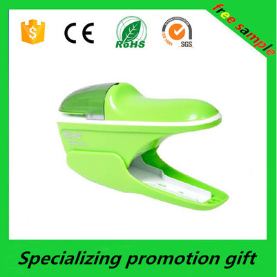 Professional Green / Blue Promotional Stationery Small Stapler 40*30*70mm
