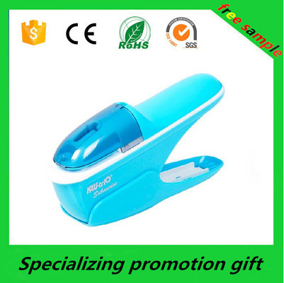 Professional Green / Blue Promotional Stationery Small Stapler 40*30*70mm