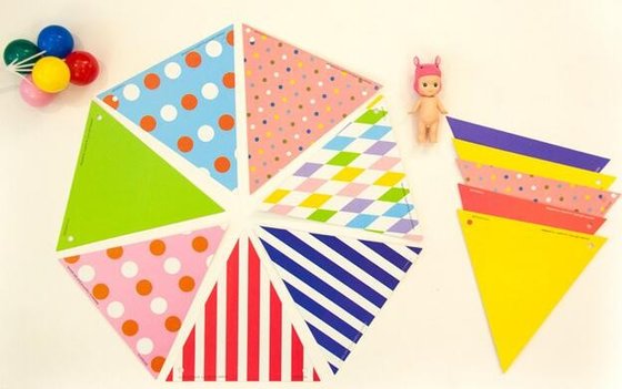 Decoration Bunting Flag Outdoor Essential Products For Birthday Party