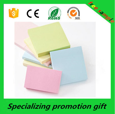 Green / Yellow / Blue / Red Regular 100 Page Custom Sticky Notes For School Office