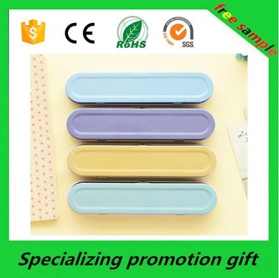 Tinplate Small Promotional Stationery Girls Pencil Case For Students