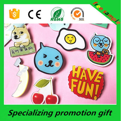 Custom Acrylic 3D Shaped Custom Badge Pins Promotional Gift Items