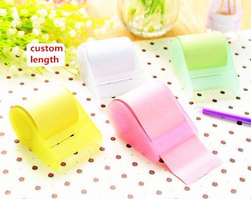 ABS Case Tubular 10m Personalized Sticky Notes For School / Office
