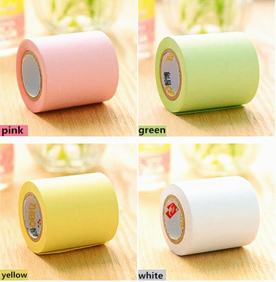 ABS Case Tubular 10m Personalized Sticky Notes For School / Office