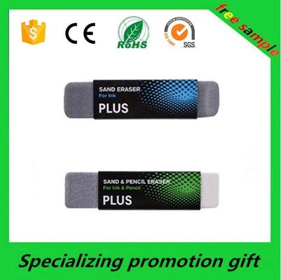 Customized rubber Promotional Stationery frosted Eraser for pencil