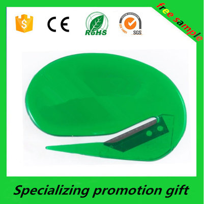 Multi Color Plastic Plastic Letter Opener Knife With Logo Printed