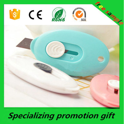 Plastic Letter Openers Promotional Stationery With Keychain