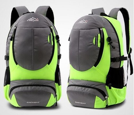 Blue / Green Polyester / Nylon Camping Hiking Rucksacks Outdoor Sports Bag