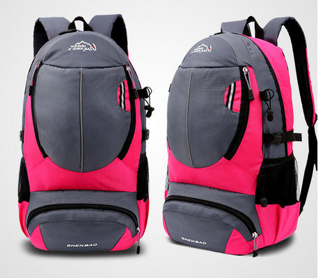 Blue / Green Polyester / Nylon Camping Hiking Rucksacks Outdoor Sports Bag