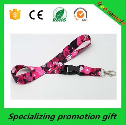 Polyester / Nylon / Bamboo Leather ID Badge Card Holder With Neck Strap
