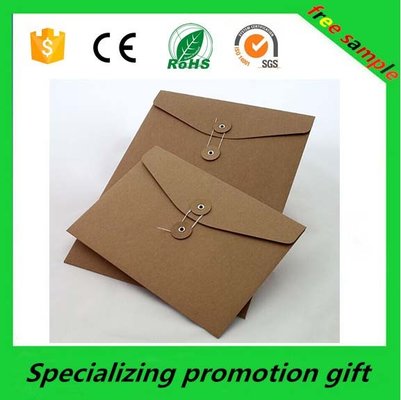 Lovely Promotional Stationery , Craft Paper A4 File Packet Folder
