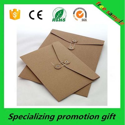 Lovely Promotional Stationery , Craft Paper A4 File Packet Folder