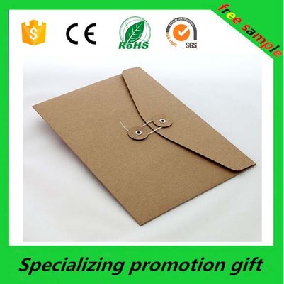 Lovely Promotional Stationery , Craft Paper A4 File Packet Folder
