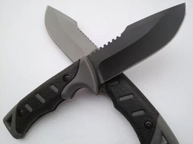 Promotional Black Utility Cutter Knife Outdoor Camping Survival Knife