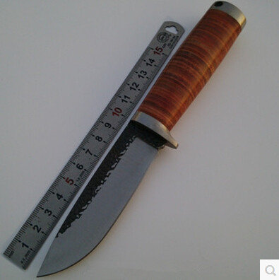 Stainless Steel Utility Cutter Knife Fixed Blade Knife For Camping
