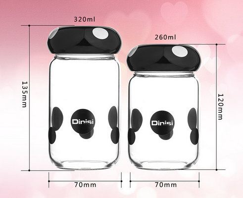 260ML / 320ML Portable Water Bottle For Juice / Milk 8.5x8.5x23cm