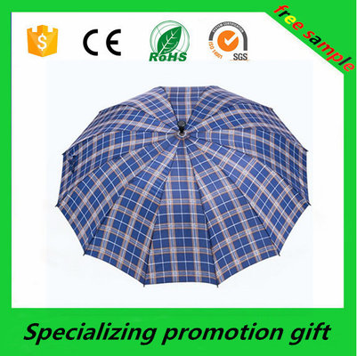 23 Inch Auto Open Leaf Walking Stick Umbrella Mens Umbrella Wooden Handle