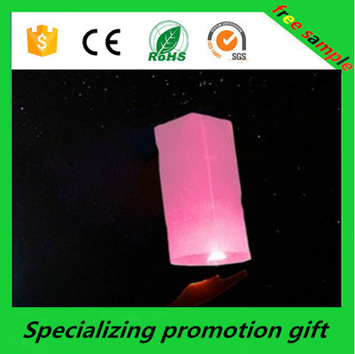 Professional Red / Pink / Blue Paper Kongming Lantern For Wedding / Party