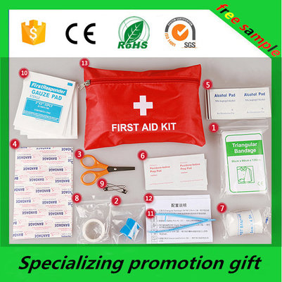Waterproof Emergency Travel First Aid Kits Promotional Medical Products