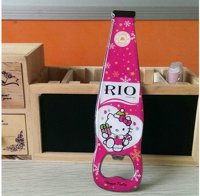 Full Color 420# Stainless Steel Bottle Opener Barblade 180*40MM