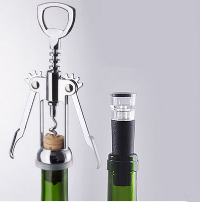 Deluxe Stainless Steel Red Wine Opener With Die Casting / Stamping
