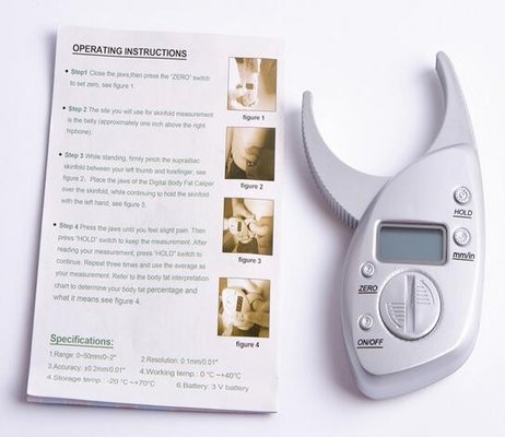 Electronic Digital Body Fat Caliper Promotional Tool Kits With Silk Screen Printing