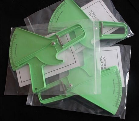 Skinfold Tester Promotional Tool Kits Body Fat Calculator Caliper