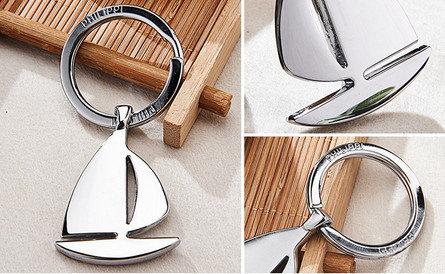 zinc alloy personalized engraved keychains Promotional Stationery