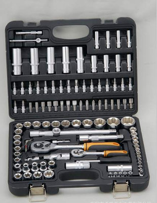 Ratchet Socket Wrench Automobile Repairing Tool Kit With Polished / Matt