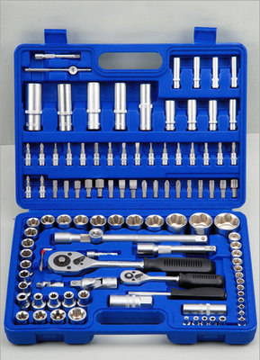 Ratchet Socket Wrench Automobile Repairing Tool Kit With Polished / Matt