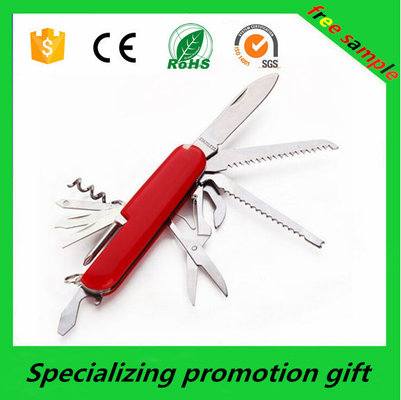 Promotional Outdoor Folding Stainless Steel Utility Knife Pocket Swiss Knife