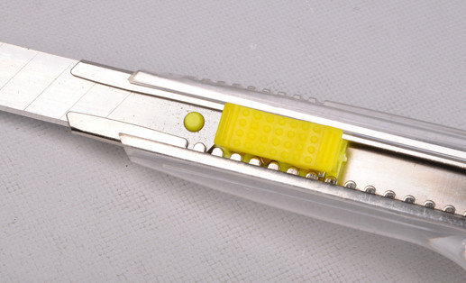 18mm ABS Rough Paper Manual Delicate Yellow Utility Cutter Knife