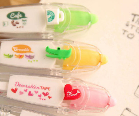 classicial  Promotional Stationery cartoon push correction tape