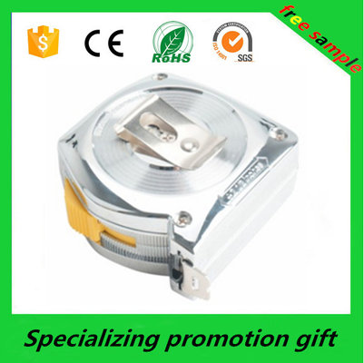 Plastic case easy catch steel Retractable Tape Measure with steel hook