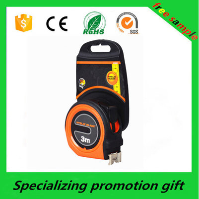 Orange Retractable Tape Measure hand tools with rubber coated