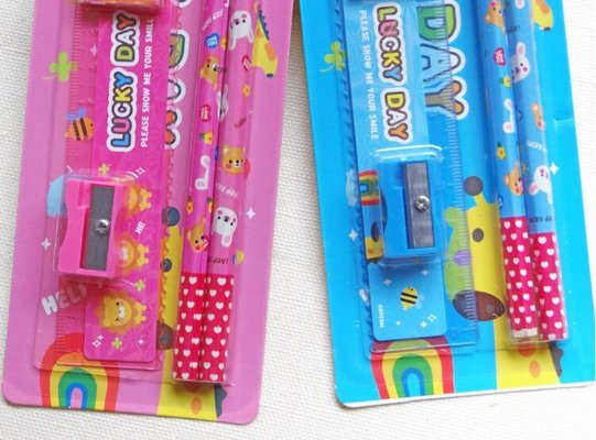 Cartoon lion Promotional Stationery , blister card beautiful stationery sets