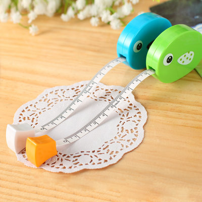 Eco - friendly promotional plush duck Retractable Tape Measure for children