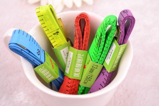 1.5M PVC small retractable tape measure tailoring for clothing